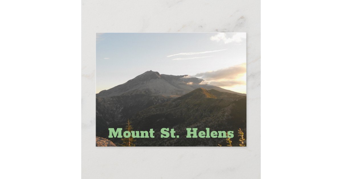 Mount St. Helens Scenic Photo Postcard | Zazzle