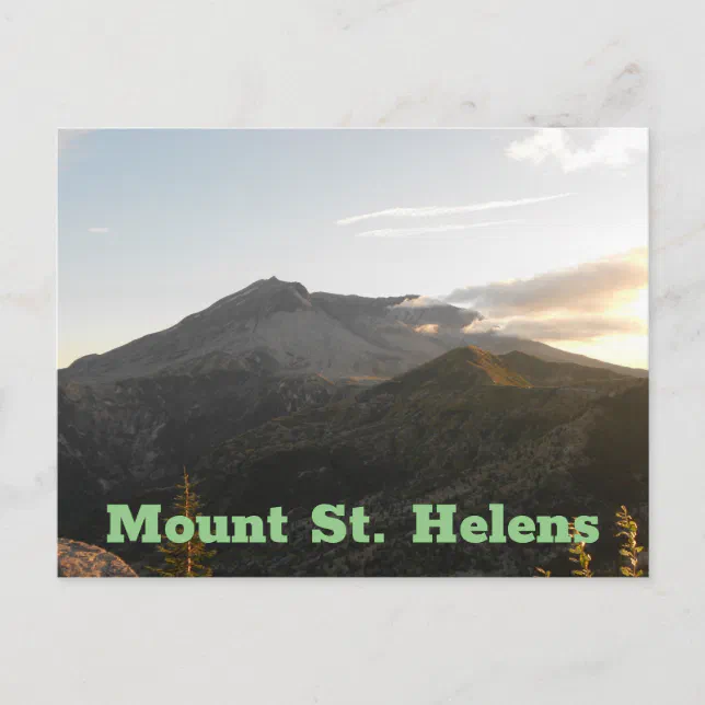 Mount St. Helens Scenic Photo Postcard | Zazzle