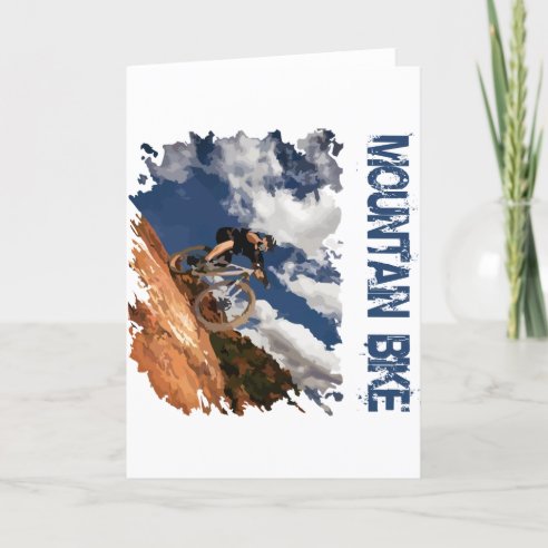 Mountain Bike Cards | Zazzle UK