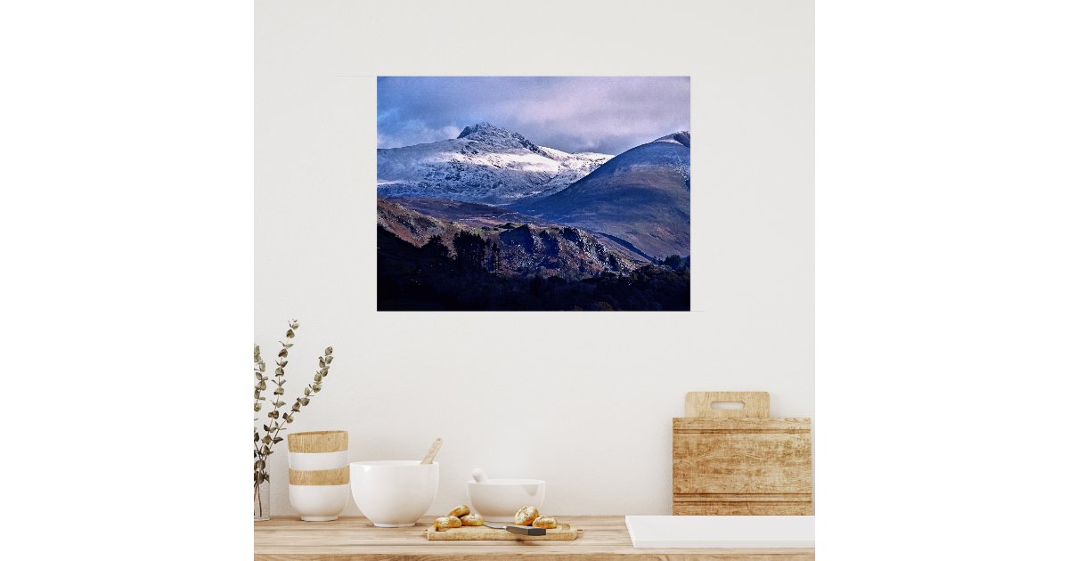 MOUNTAINS POSTER | Zazzle