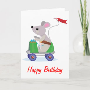 Scooter Birthday Cards | Zazzle UK
