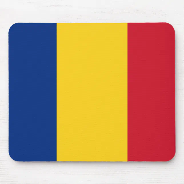 Mousepad with Flag of Romania | Zazzle