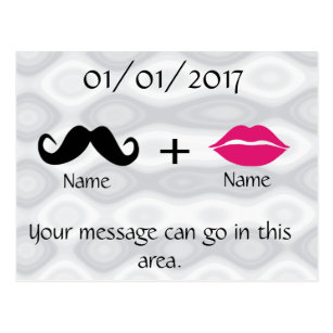 Moustache Postcards | Zazzle UK