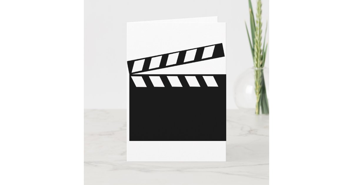 Movie Clapper Card | Zazzle