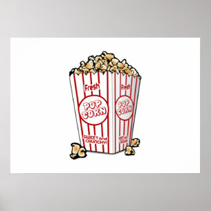 Popcorn Posters & Prints | Zazzle UK