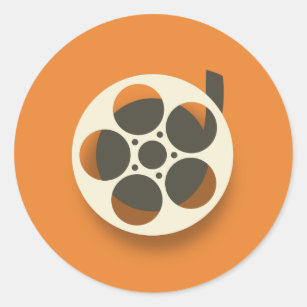 Film Reel Stickers & Labels | Zazzle UK