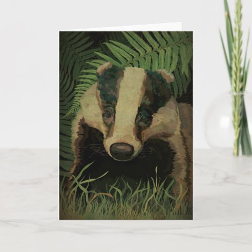 Badger Cards | Zazzle UK