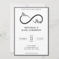 Mr & Mrs Infinity Symbol Wedding Invitation | Zazzle