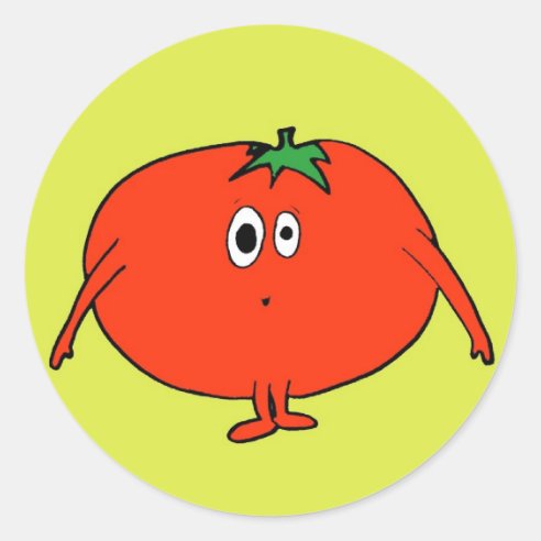 Tomato Stickers & Labels | Zazzle UK