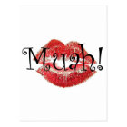 Kiss, muah postcard | Zazzle.co.uk