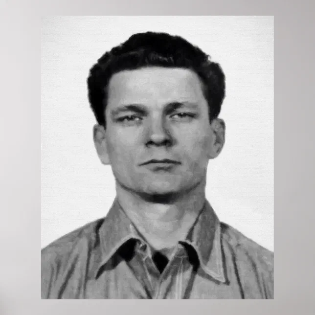 MUGSHOT of FRANK MORRIS - ALCATRAZ ESCAPEE Poster | Zazzle