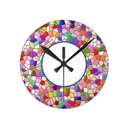 Multi Coloured Wall Clocks | Zazzle UK