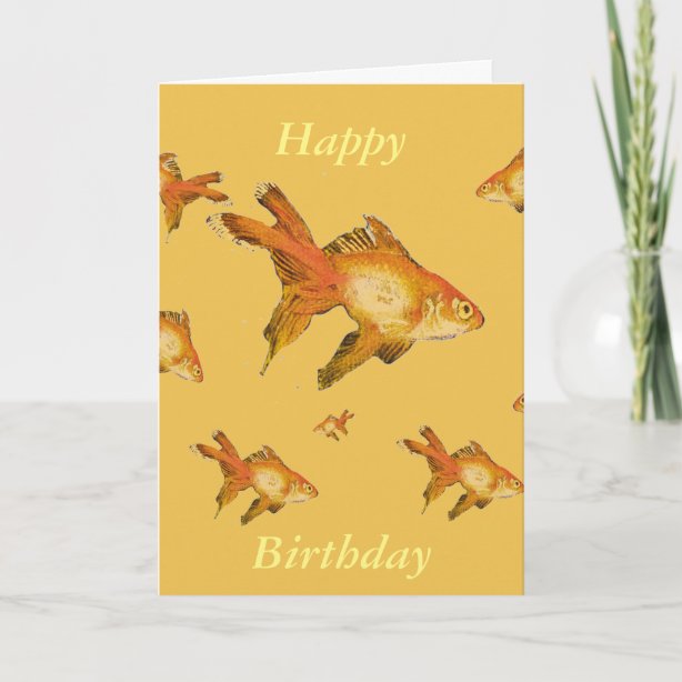 Goldfish Cards | Zazzle UK