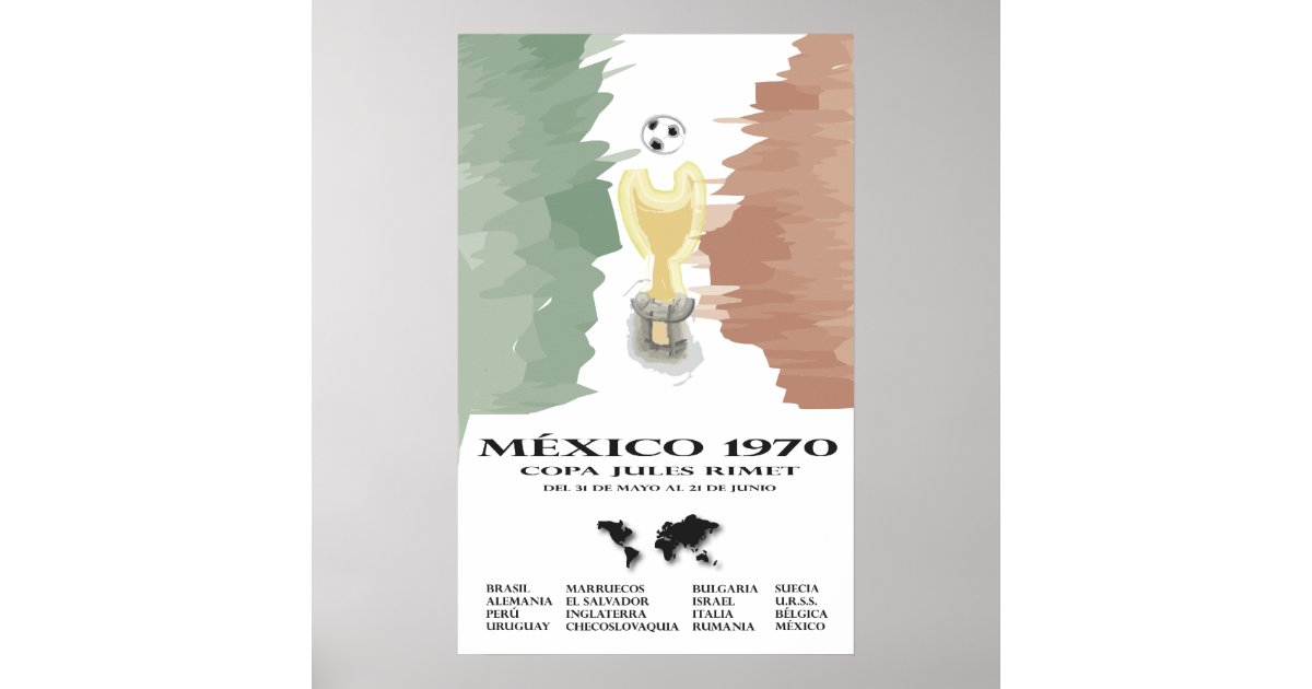 Mundial Mexico 70 Poster | Zazzle