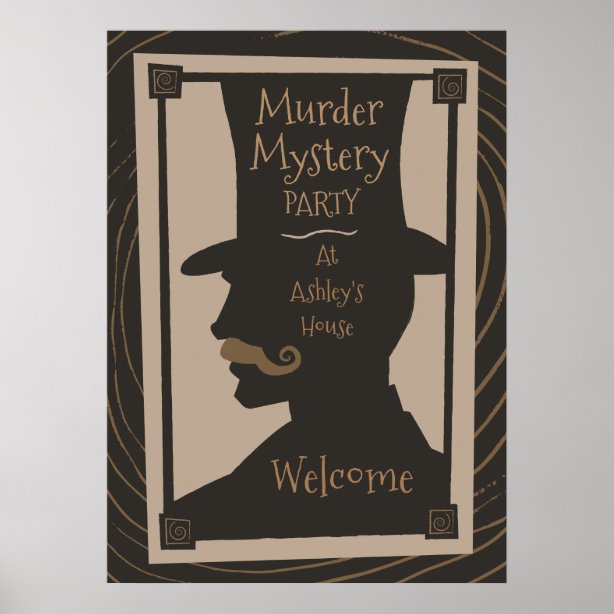Murder Mystery Posters & Prints | Zazzle UK