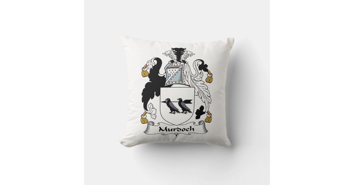 Murdoch Family Crest Cushion | Zazzle