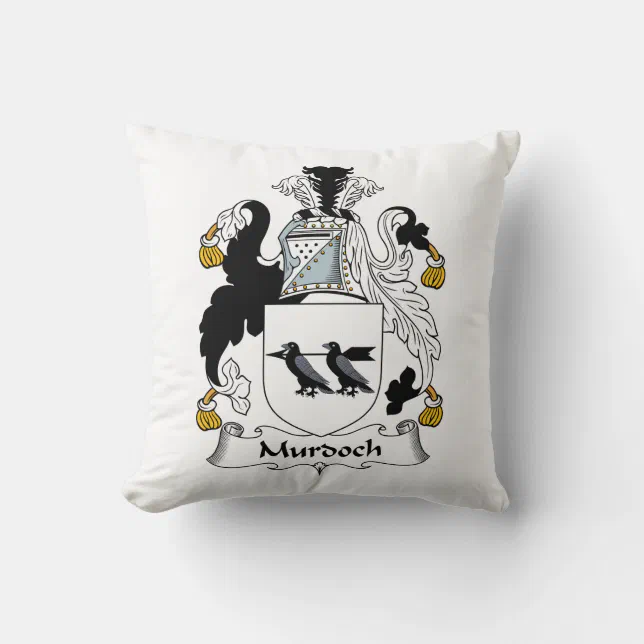 Murdoch Family Crest Cushion | Zazzle