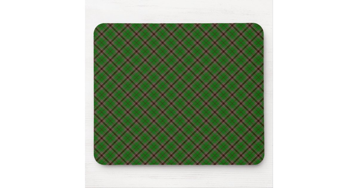 Murphy Clan Tartan Irish Designed Print Mouse Mat | Zazzle