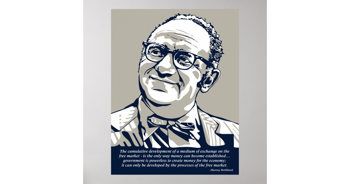 Murray Rothbard Poster | Zazzle