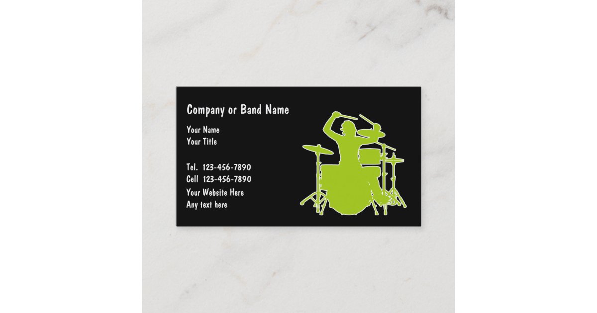 Music Band Business Cards | Zazzle
