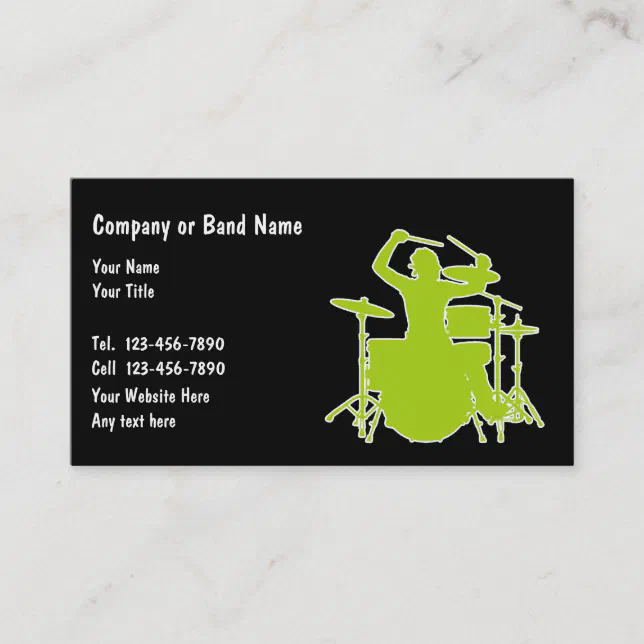 Music Band Business Cards | Zazzle