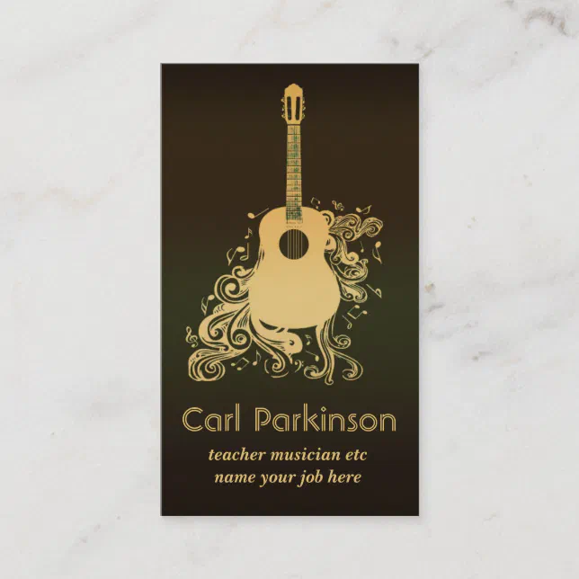 music business card | Zazzle