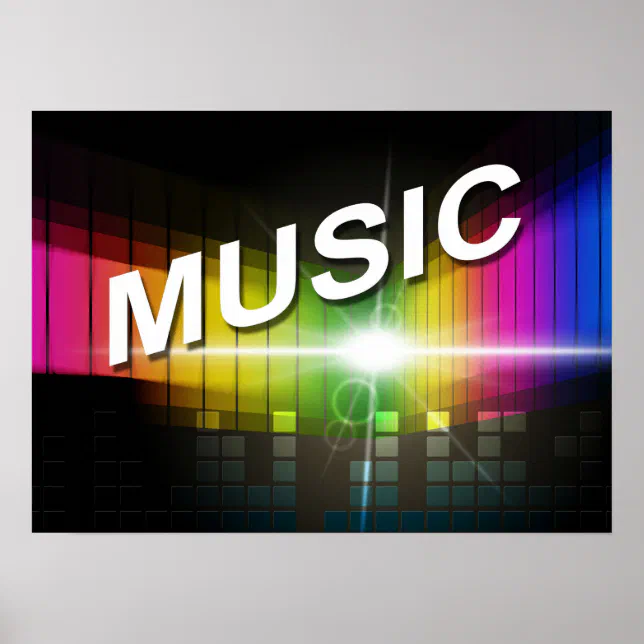 Music Illustration poster | Zazzle