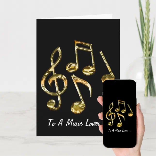 MUSIC Theme Gift Collection Card | Zazzle