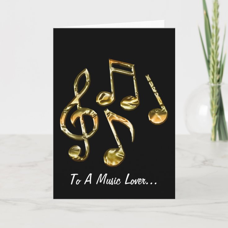 MUSIC Theme Gift Collection Card | Zazzle
