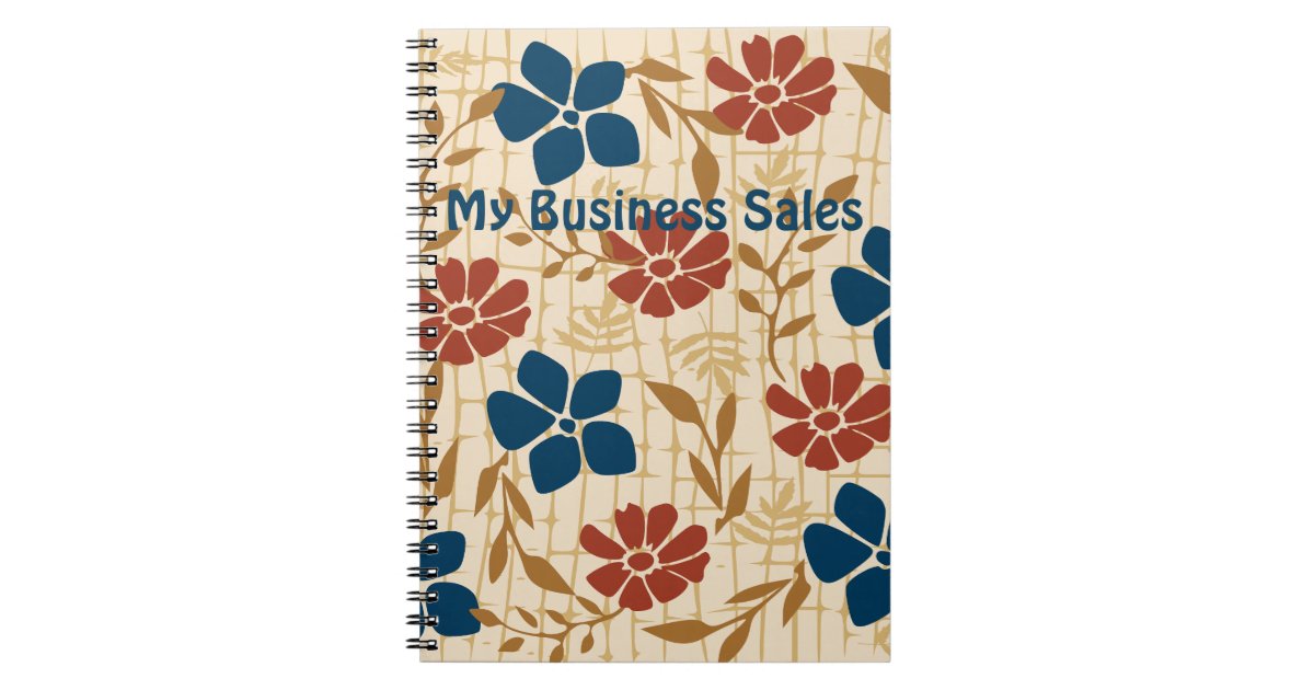 My business sales: notebook | Zazzle