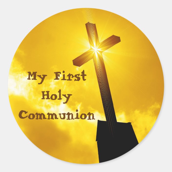 My First Holy Communion Stickers | Zazzle.co.uk