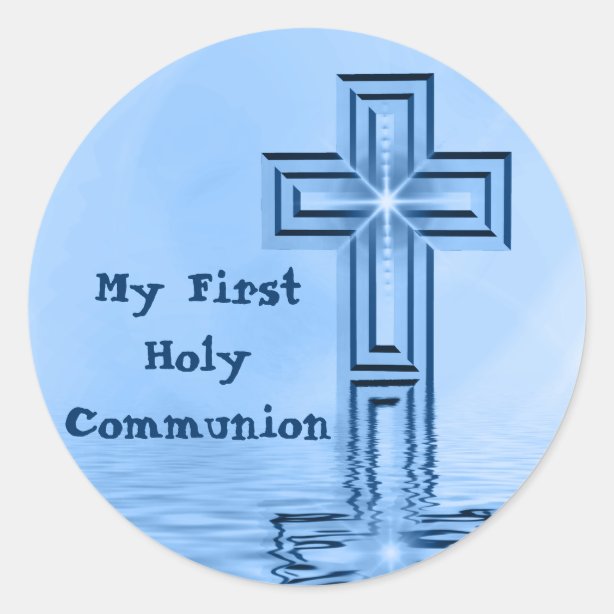 First Holy Communion Stickers & Labels | Zazzle UK