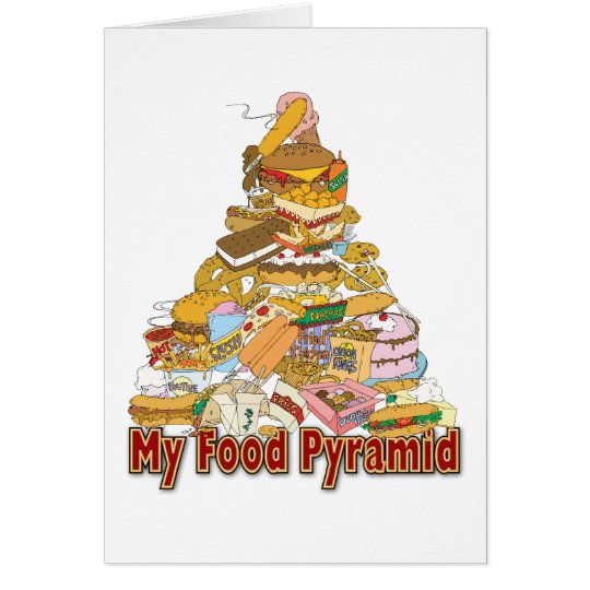 My Food Pyramid ~ Junk Food Snacks | Zazzle.co.uk