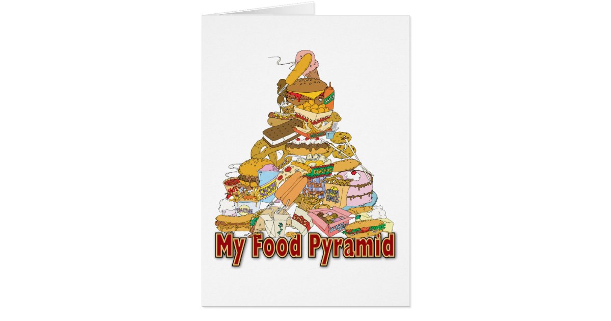 My Food Pyramid ~ Junk Food Snacks | Zazzle