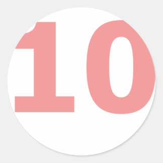 Number 10 Stickers | Zazzle.co.uk
