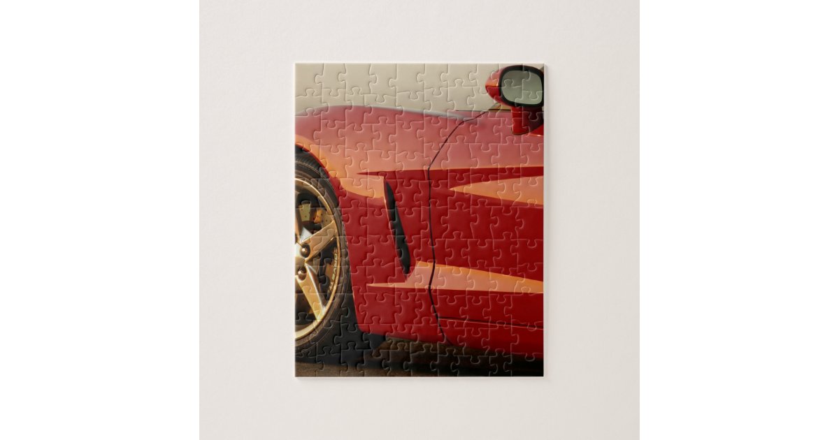 My Red Corvette Jigsaw Puzzle | Zazzle