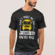 My School Bus Monitor Voice Bus Monitor T-Shirt | Zazzle
