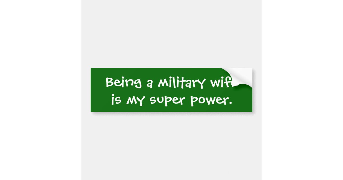 My Super Power Bumper Sticker | Zazzle