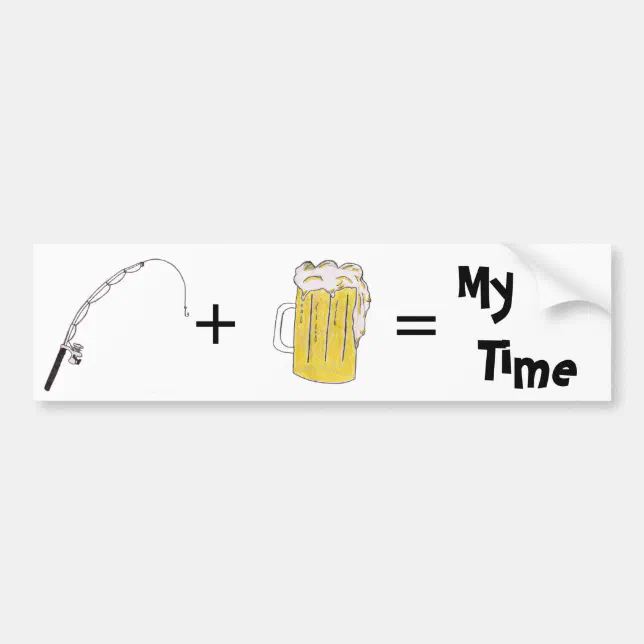 My Time Bumper Sticker | Zazzle