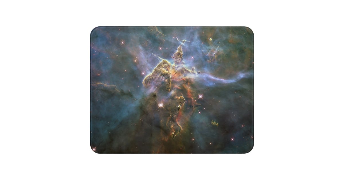 Mystic Mountain in Carina Nebula Hubble Space Door Sign | Zazzle