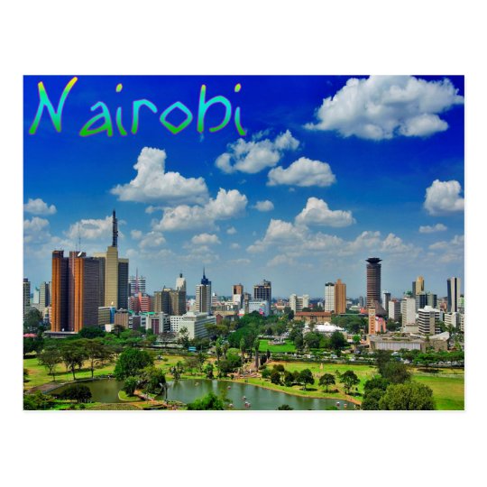 Nairobi Postcard | Zazzle.co.uk