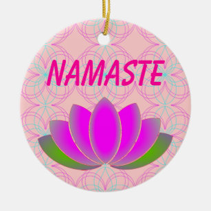 Namaste Christmas Tree Decorations & Ornaments | Zazzle.co.uk