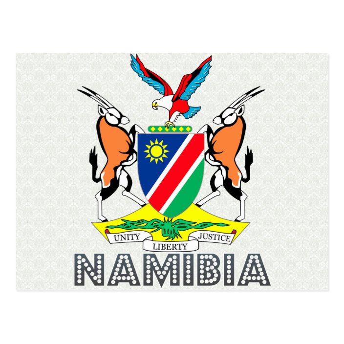 Namibia Coat of Arms Postcard | Zazzle.co.uk