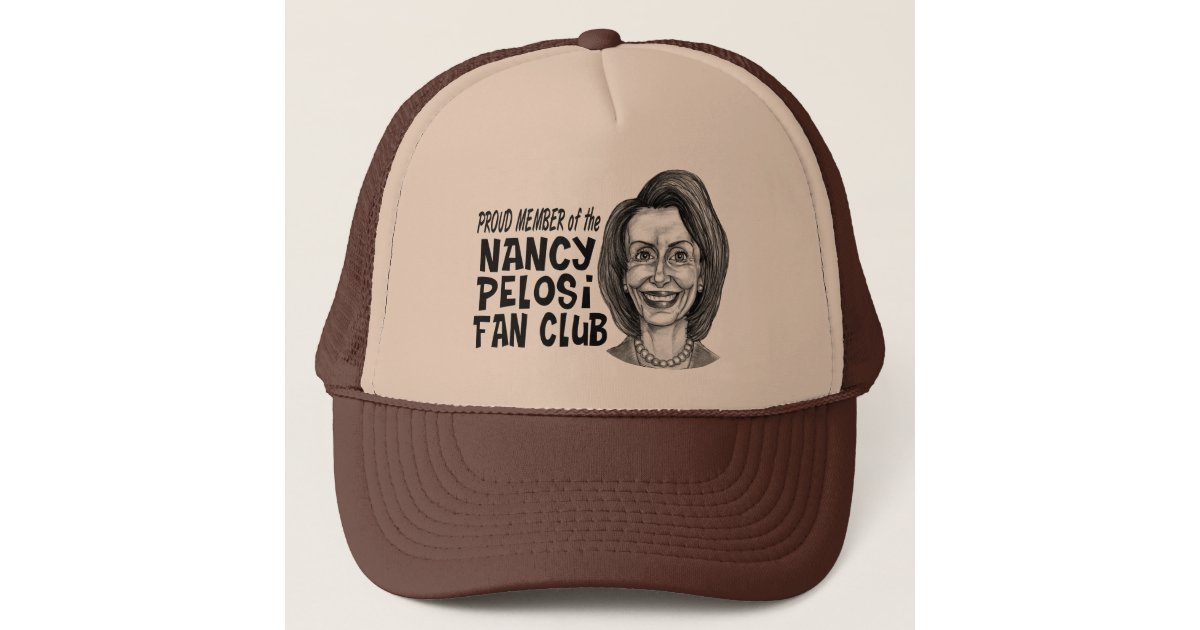 Nancy Pelosi Fan Club Trucker Hat | Zazzle