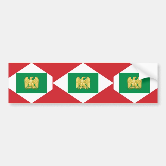 Napoleonic Kingdom Of Italy, Italy flag Bumper Sticker | Zazzle.co.uk