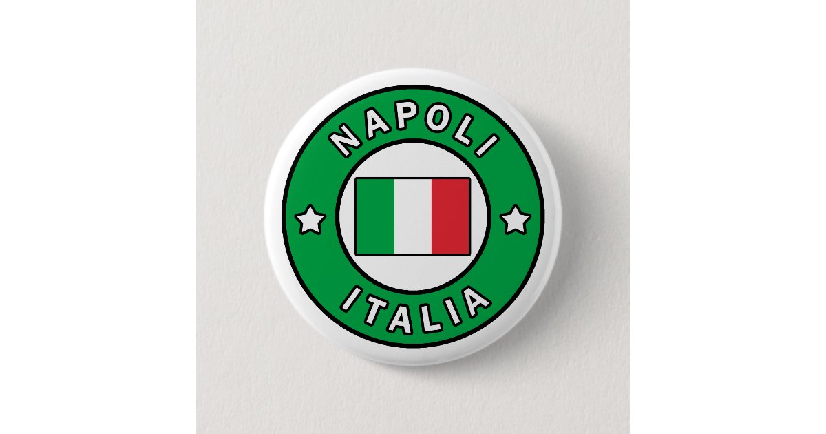Napoli Italia 6 Cm Round Badge | Zazzle