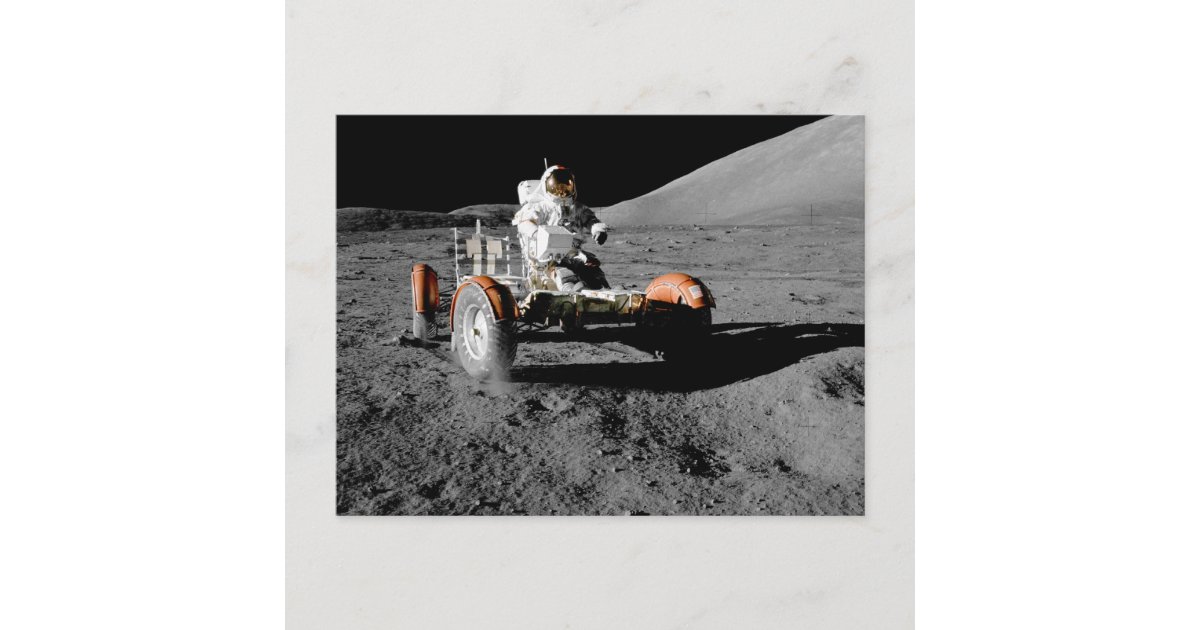 NASA Apollo 17 Lunar Roving Vehicle Postcard | Zazzle