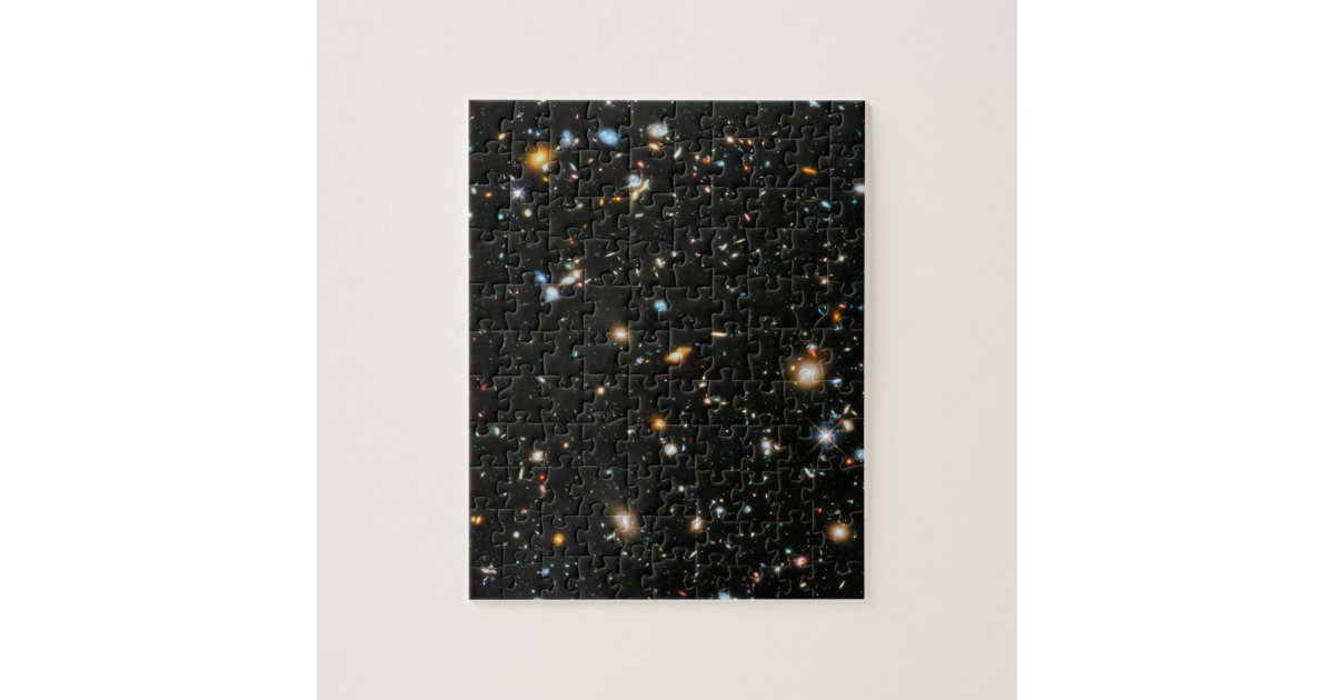 NASA Hubble Ultra Deep Field Galaxies Jigsaw Puzzle | Zazzle