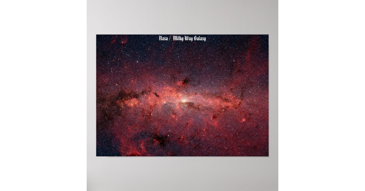 Nasa / Milky Way Galaxy Poster | Zazzle