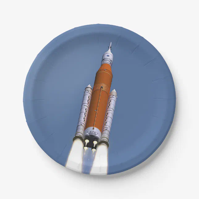 NASA SLS Space Launch System Paper Plate | Zazzle
